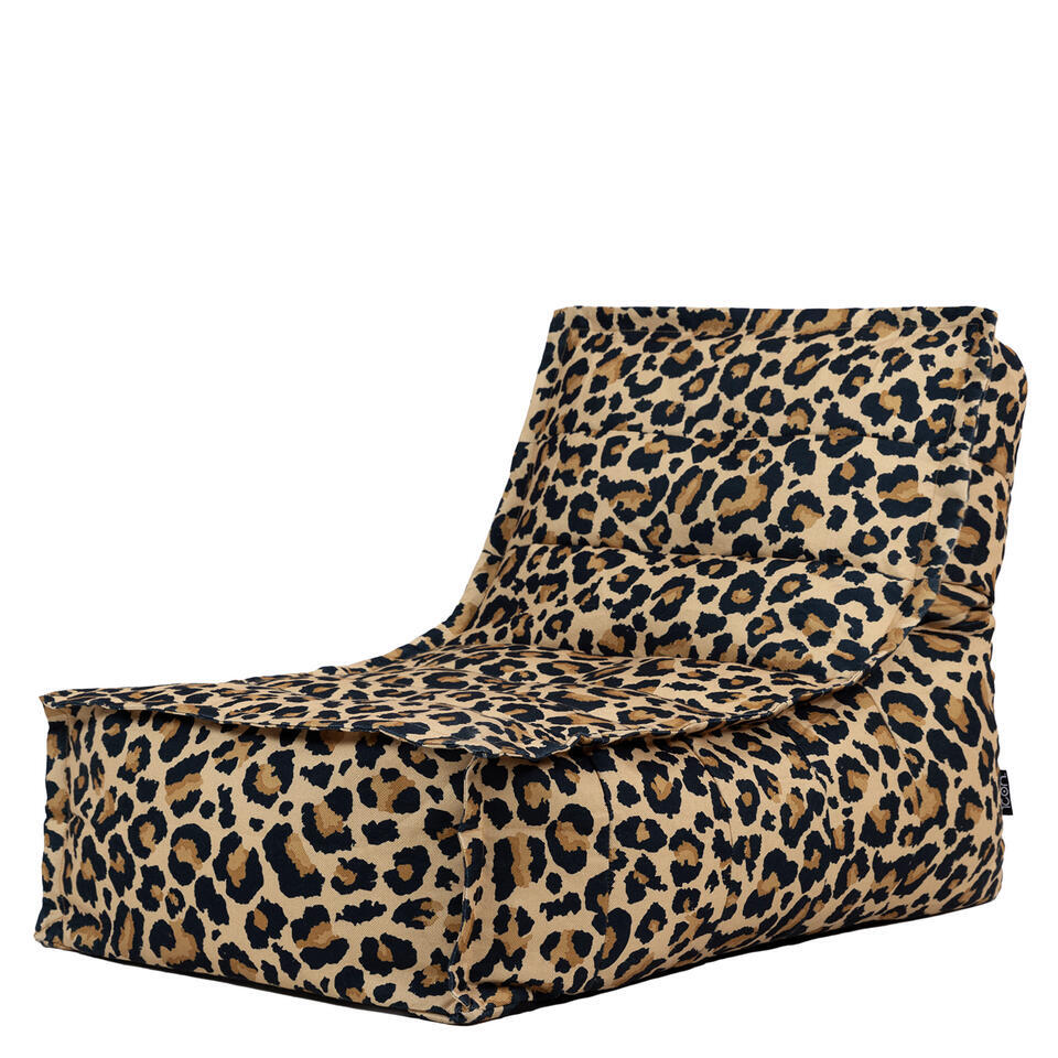 icon - Dolce Lounge Zitzak - Ligstoel - Binnen - Buiten - Luipaard ...