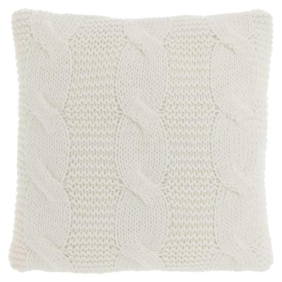Unique Living - Sierkussen Maria Dove White - 45x45cm | Leen Bakker