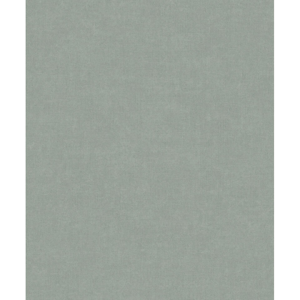 Dutch Wallcoverings Vliesbehang Linen & Textures uni - lightgreen - 10m ...