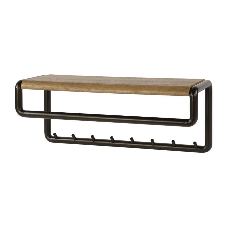 Hoyz Collection - Kapstok Luno Roede En Hoedenplank 8 Haken - Drift ...