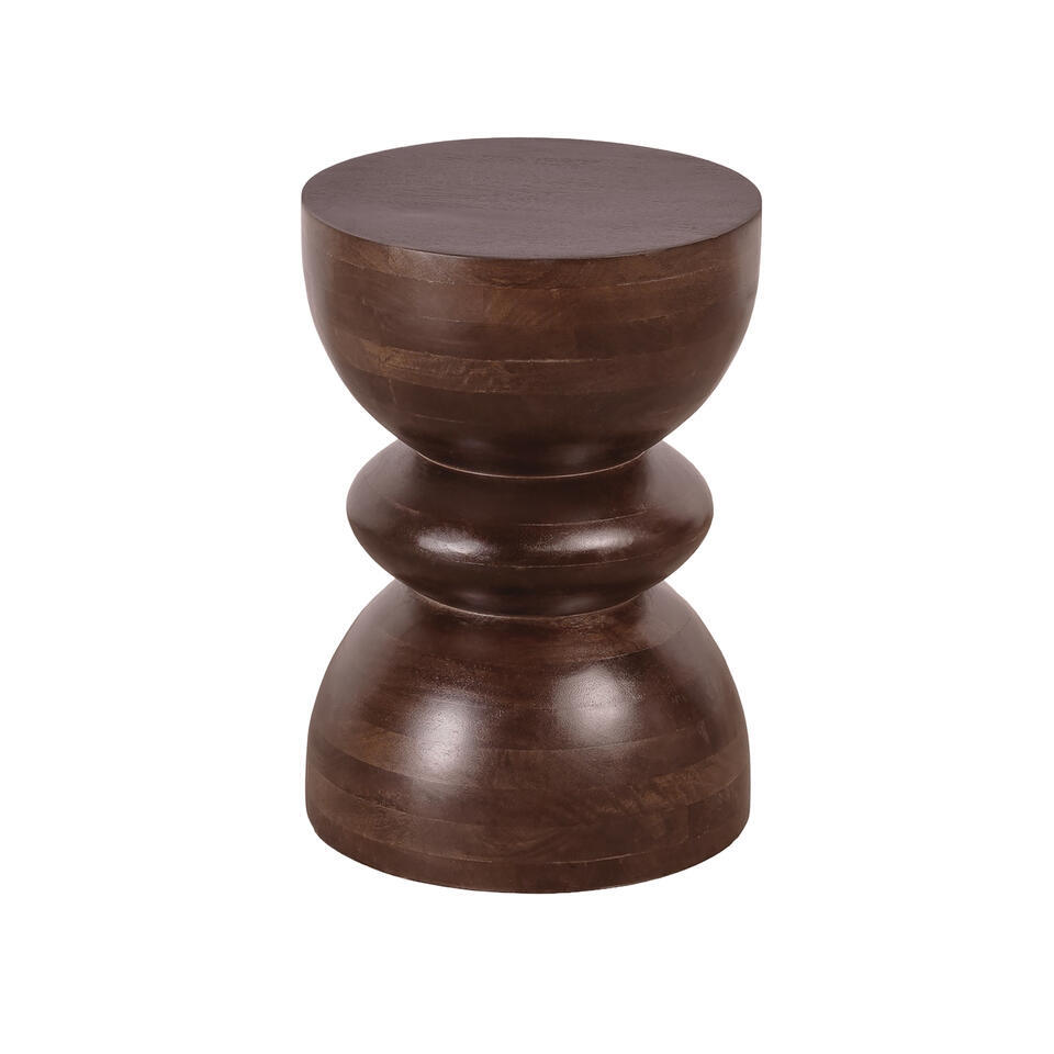Lewis & Loft Bijzettafel Luis - FSC® - Rond ⌀35 - Walnoot bruin | Leen ...