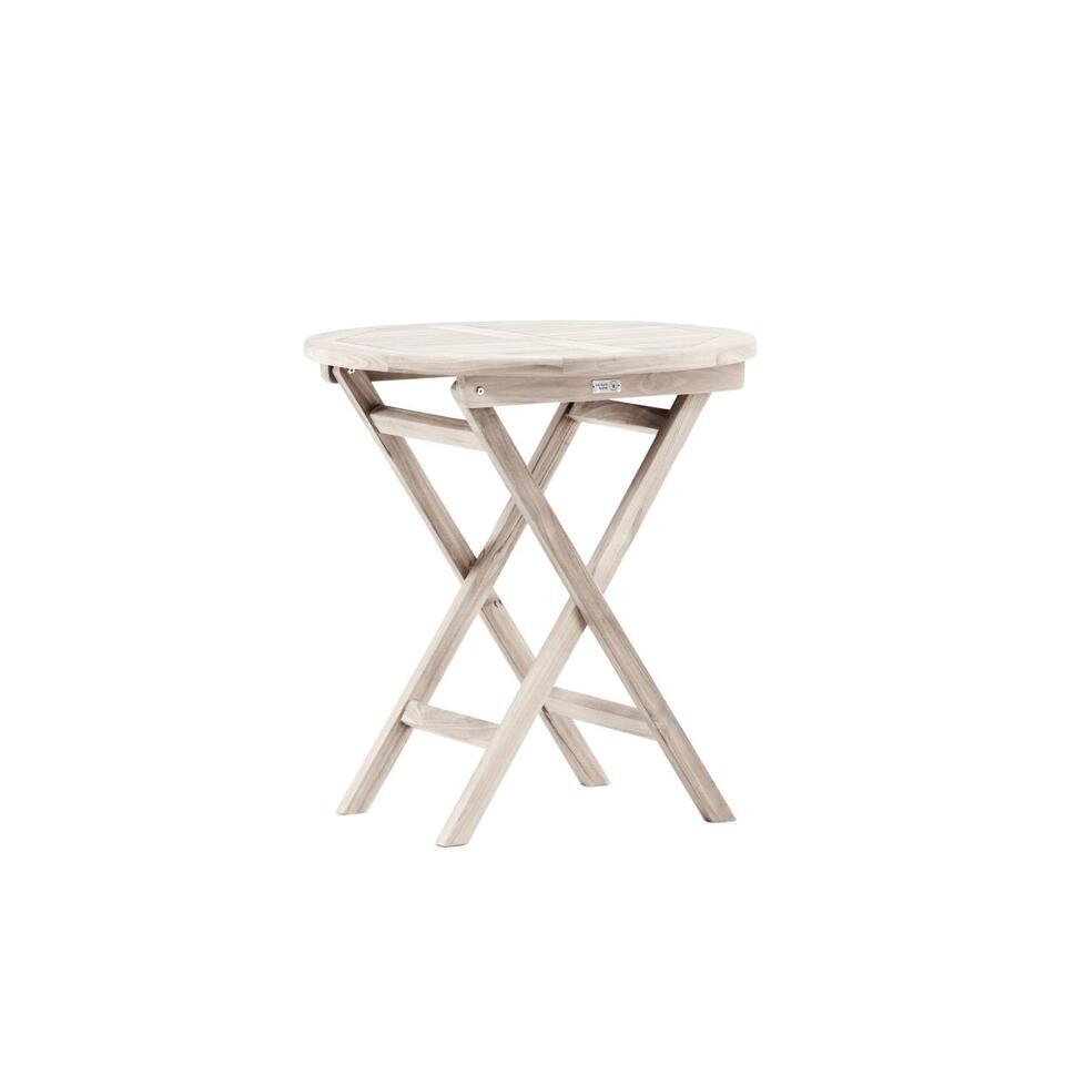 Svea - Youssef ronde tuintafel - Ø70 cm - naturel | Leen Bakker