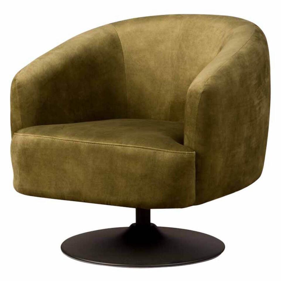 Tower Living - Barga draaifauteuil bliss - groen | Leen Bakker